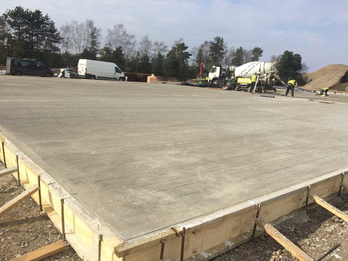 Concrete Hardstanding contractors | Trent Construction Services